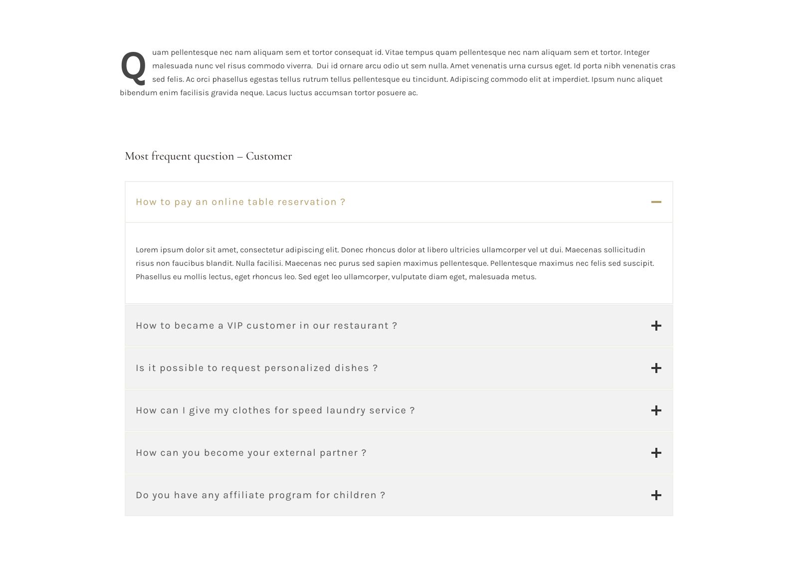 FAQ - Don Chef Quality